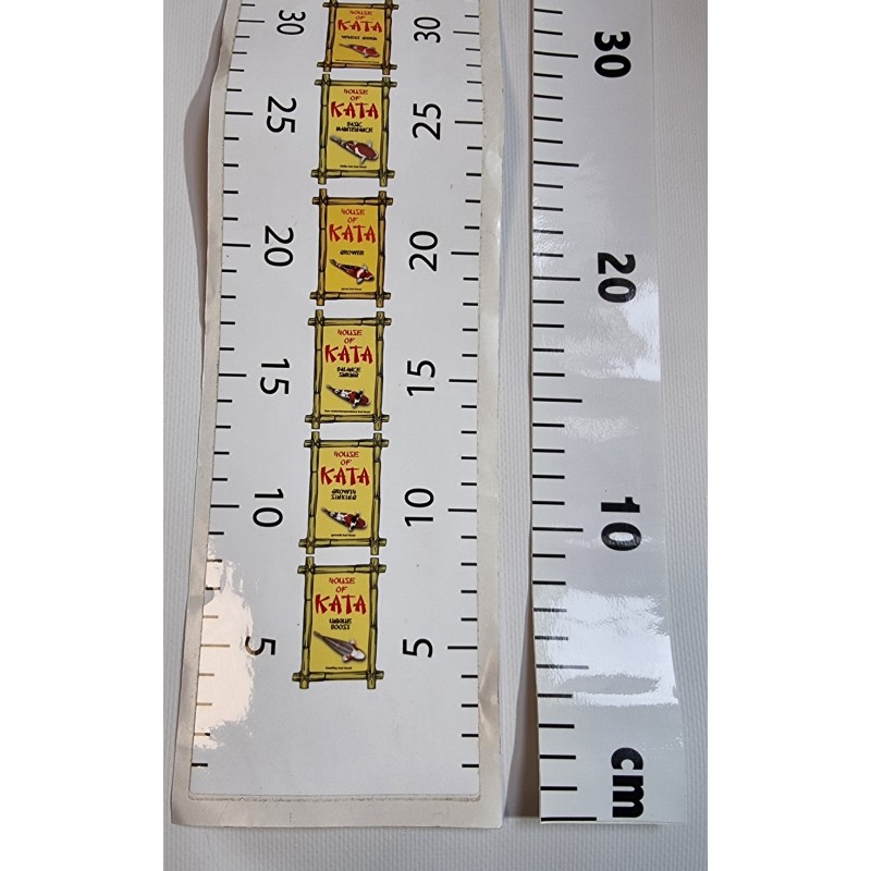 règle graduée autocollante pour Koï